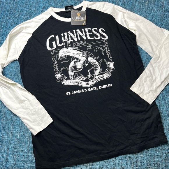Guinness | Shirts | Guinness St James Gate Dublin Parrot Raglan Sleeve ...